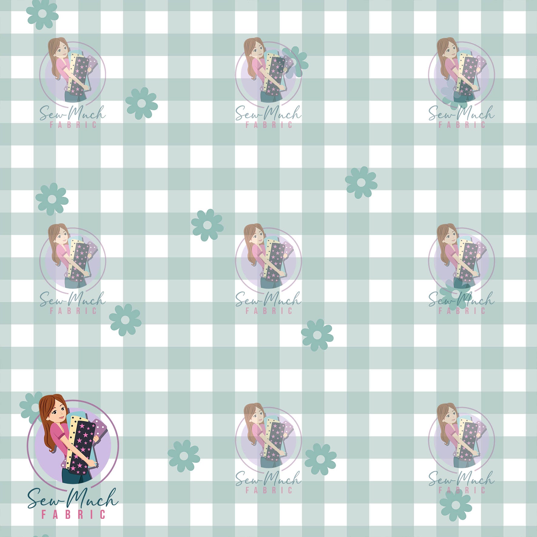 Unlimited Pre-Order: Gingham Sage – Sew Much Fabric Australia