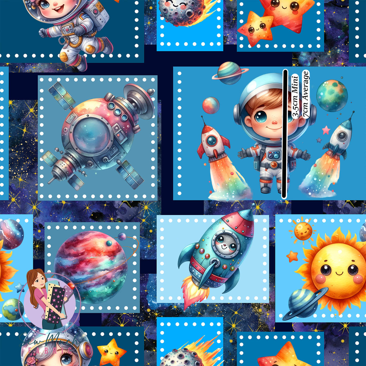 Unlimited Pre-Order: Space Patchwork – Sew Much Fabric Australia