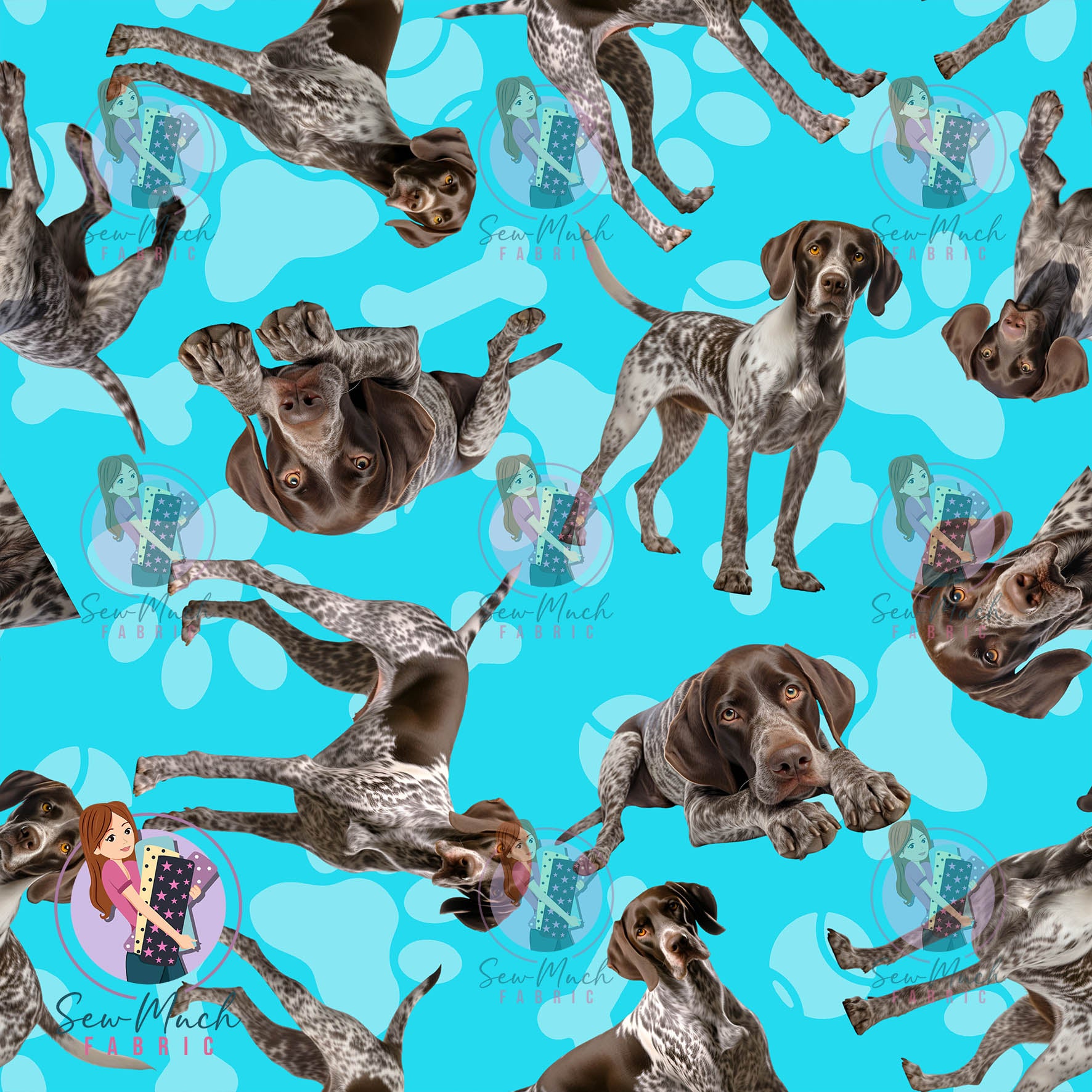German Shorthaired Pointer 1 | Pre-Order | – Sew Much Fabric Australia