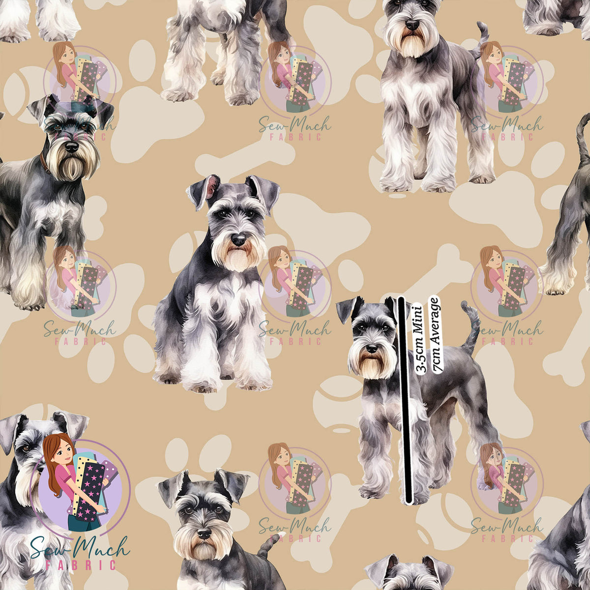Schnauzer | Pre-Order | – Sew Much Fabric Australia